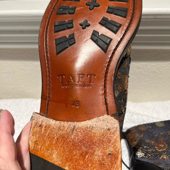 Taft | Shoes | Taft Black And Gold Floral Mens Boots | Poshmark